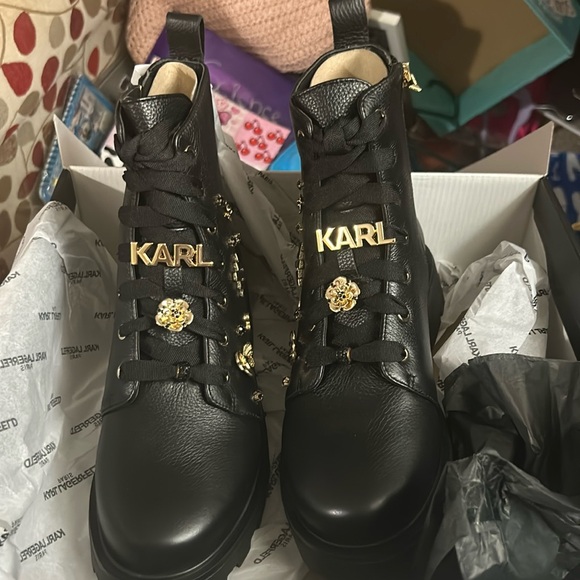 Karl Lagerfeld | Shoes | Nwt Karl Lagerfeld Womens Mackenzie Boots Size ...